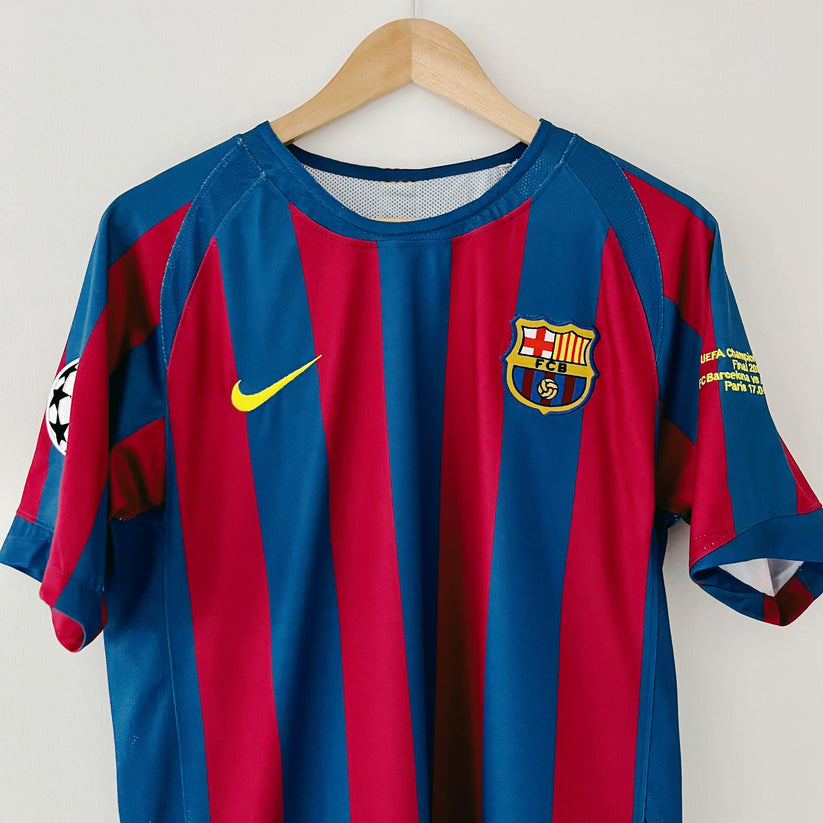 Retro Barcelona Shirt Champions League Final 2006 – FC Retro