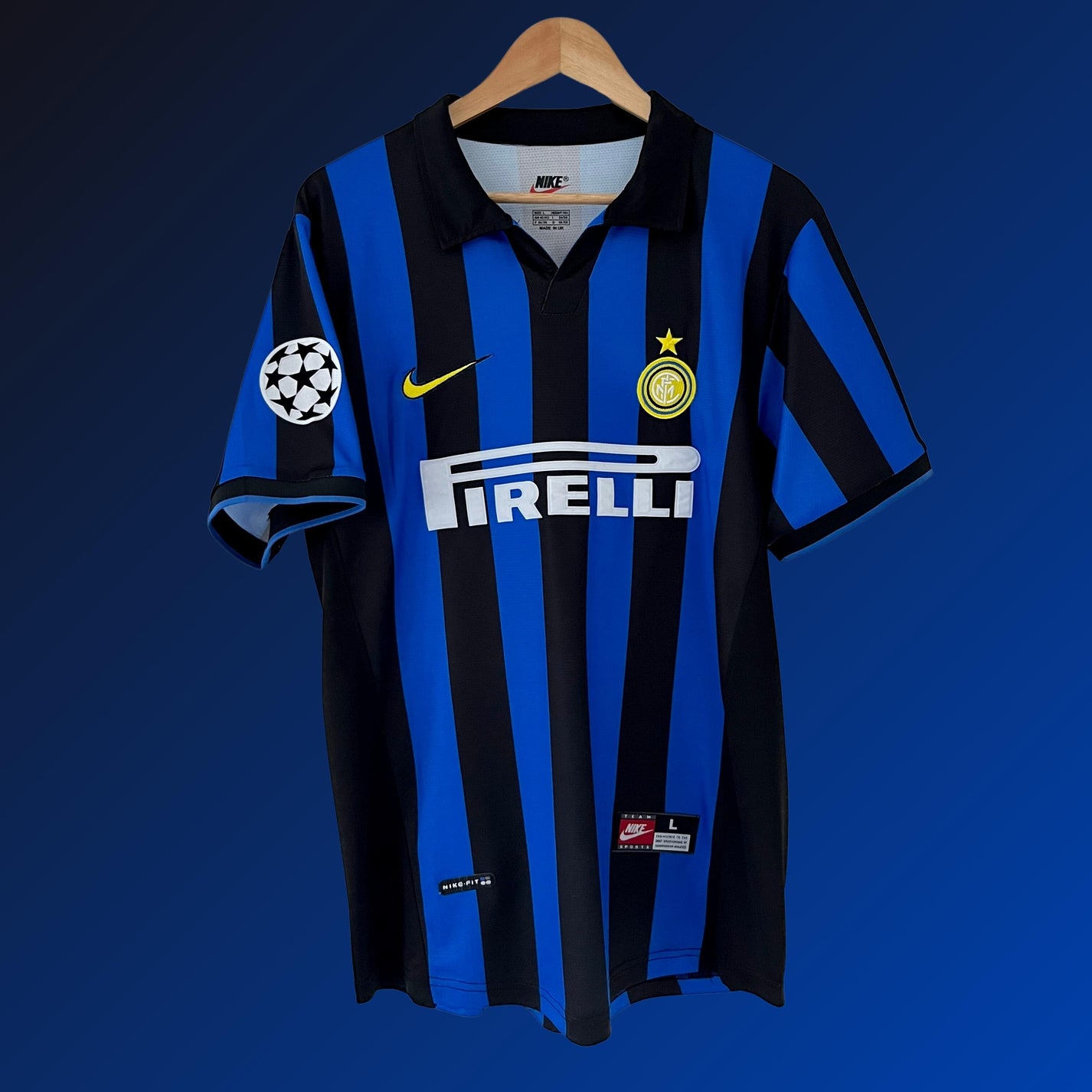 Retro Inter Milan Shirt 1998-99 Home – FC Retro